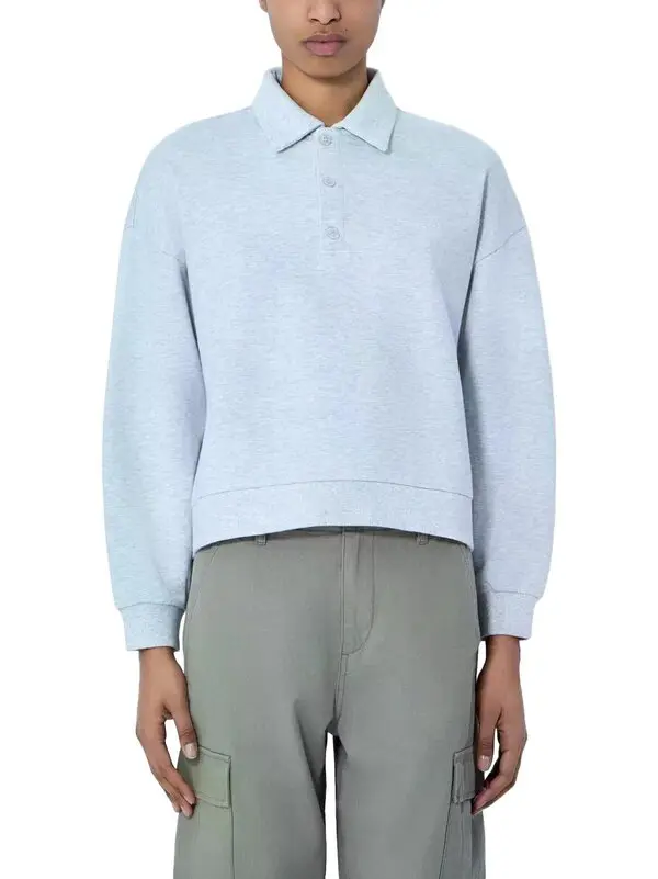 Carhartt Work In Progress Polo-collar Sweatshirt - Grey