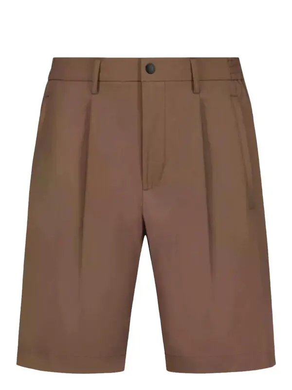 PEOPLE OF SHIBUYA Brak Bermuda Shorts - Brown