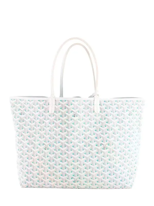 Goyard Saint Louis Claire Voie Coated Canvas Pm Tote Bag - White