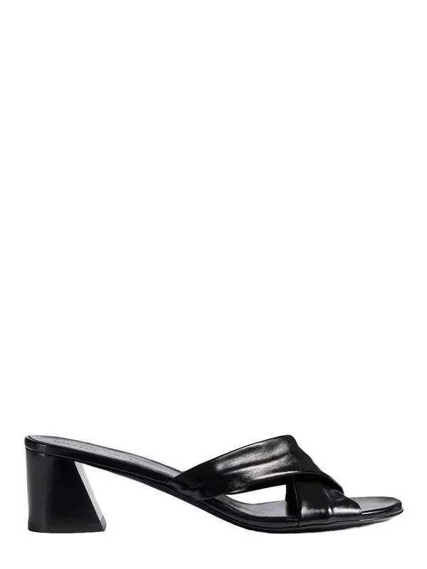 Khaite Liria Calfskin Sandals - Black