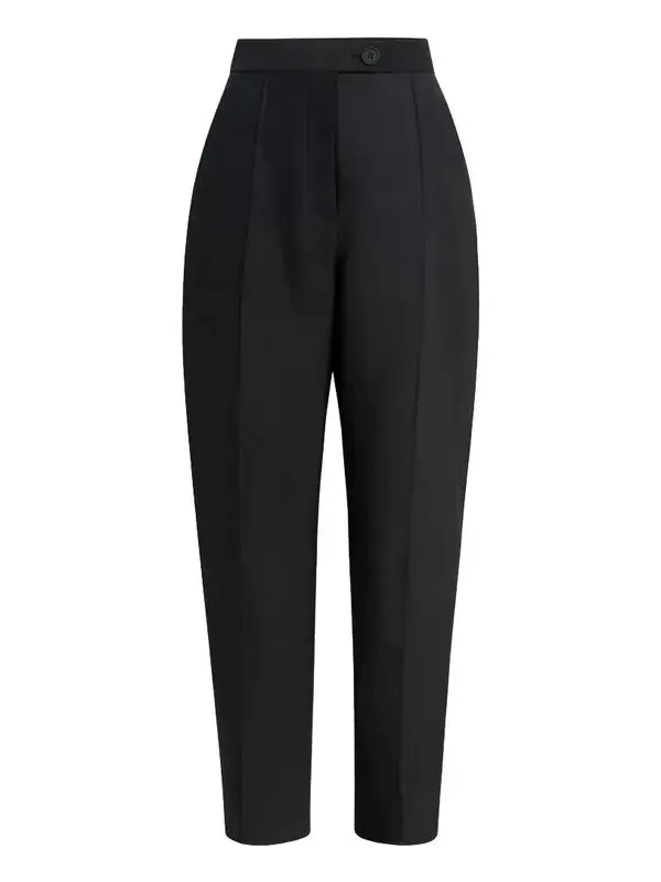 Khaite Jude Tapered Trousers - Black