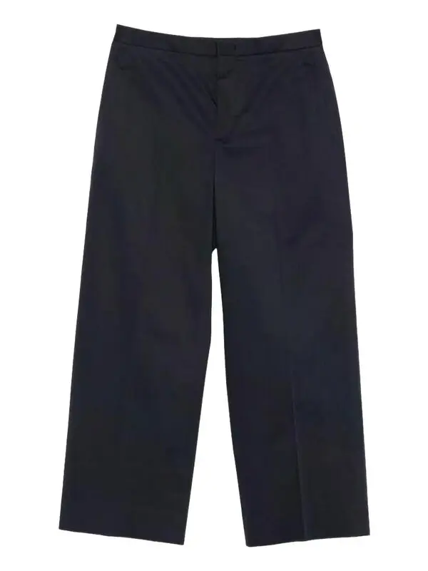 CELLAR DOOR Pressed-crease Trousers - Blue