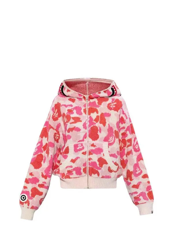 A BATHING APE Camouflage-pattern Hoodie - Pink