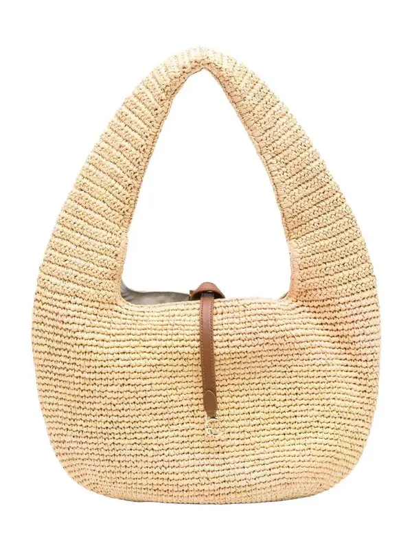 COCCINELLE Woven Shoulder Bag - Neutrals