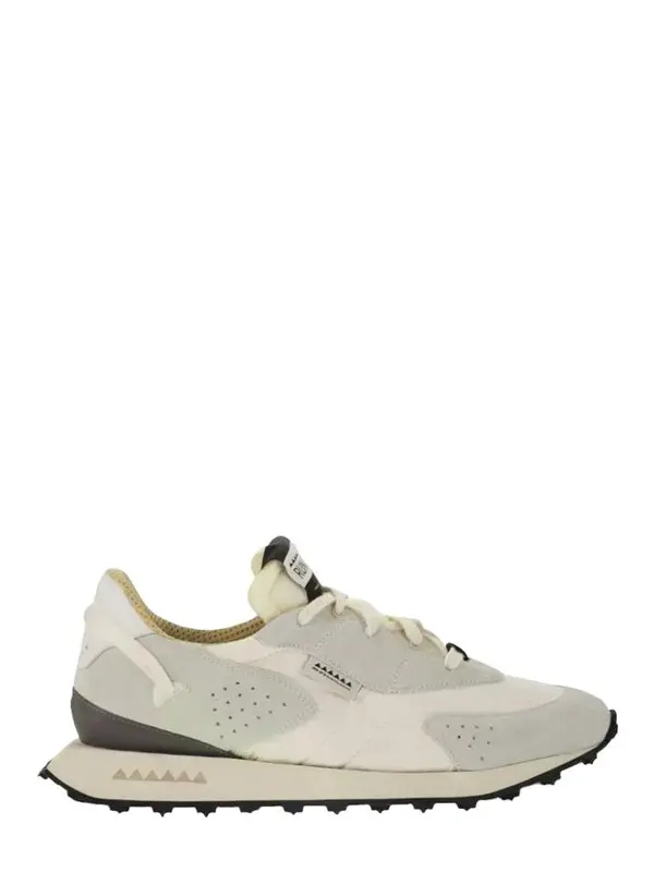 RUN OF Panelled Low Top Sneakers - Neutrals