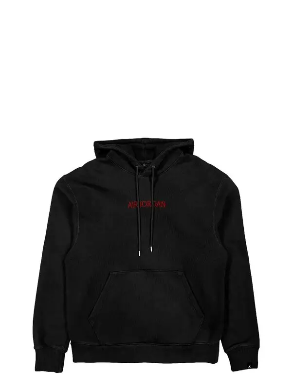 JORDAN Wordmark Fleece Hoodie - Black