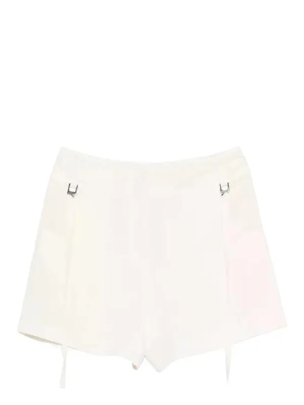 Patrizia Pepe Belt-loop Pocket Shorts - Neutrals