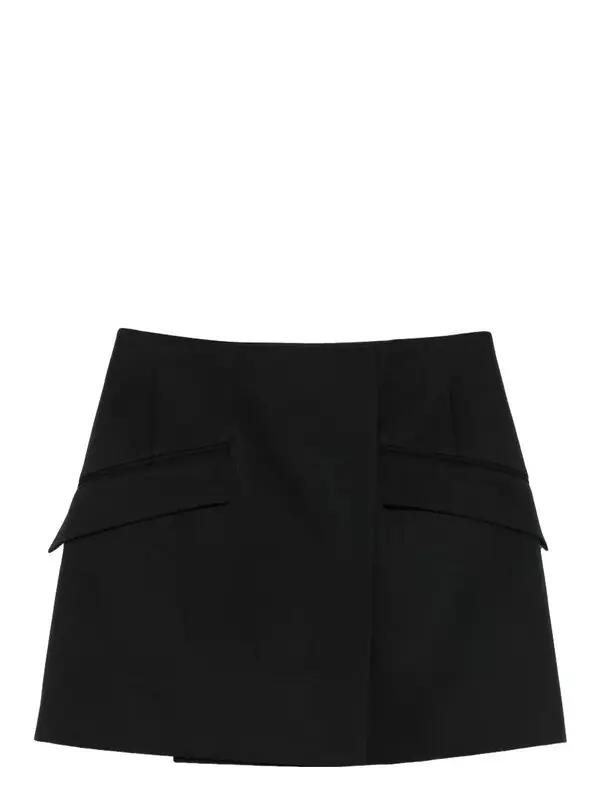 Givenchy Flap-pocket Mini Skirt - Black