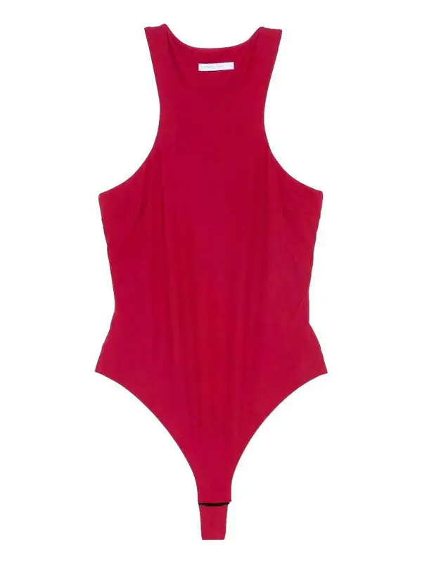 Patrizia Pepe Racerback Bodysuit - Red