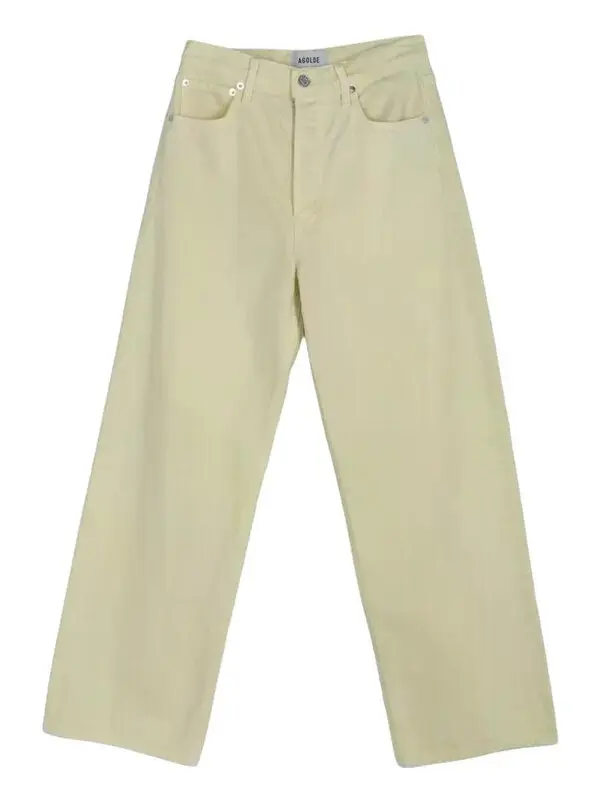 AGOLDE Ren Wide-leg Jeans - Yellow