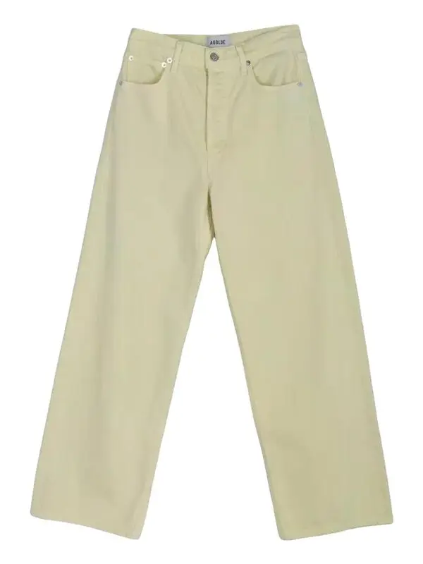 AGOLDE Ren Wide-leg Jeans - Yellow