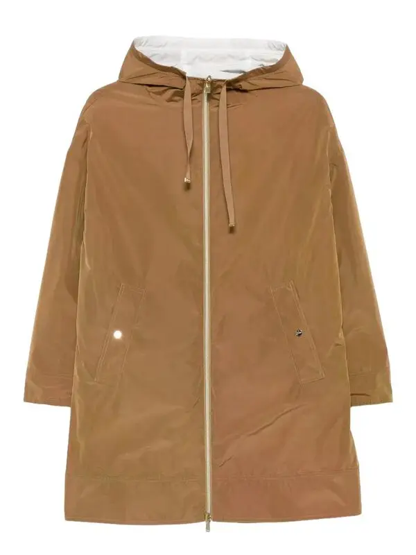Herno Hooded Coat - Neutrals