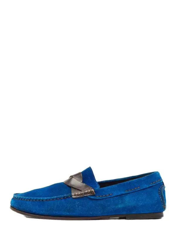 TOM FORD Leather Loafers - Blue