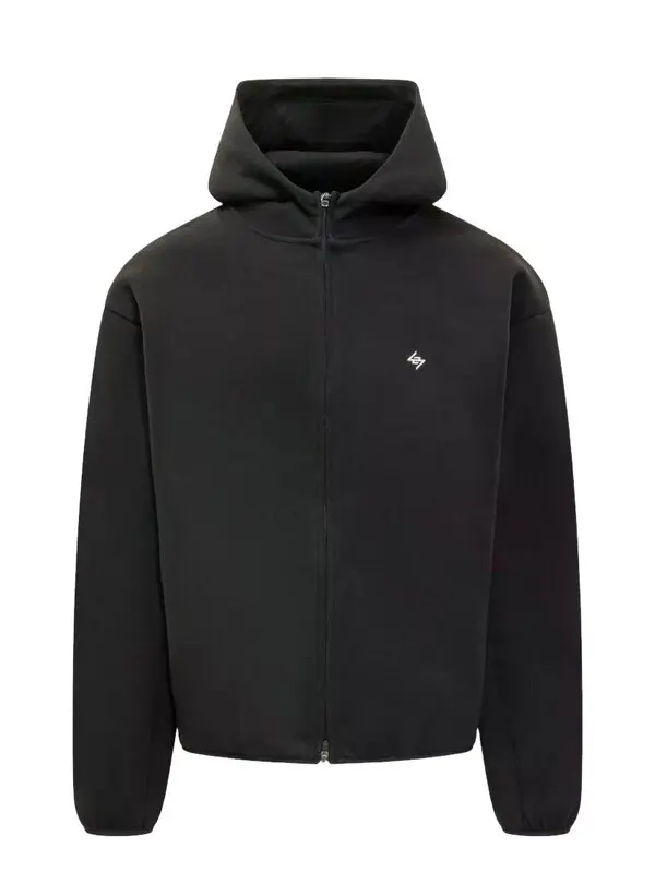 REPRESENT 247 Logo-print Hoodie - Black