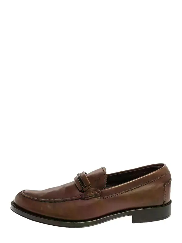 TOD'S Leather Loafers - Brown
