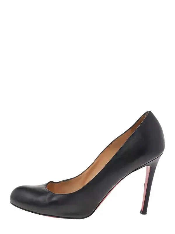 CHRISTIAN LOUBOUTIN 105mm Leather Heeled Pumps - Black
