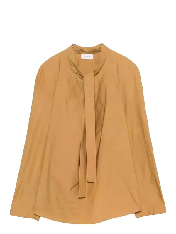 LEMAIRE Tie-neck Raglan-sleeve Blouse - Neutrals