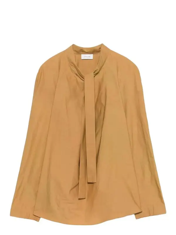 LEMAIRE Tie-neck Raglan-sleeve Blouse - Neutrals