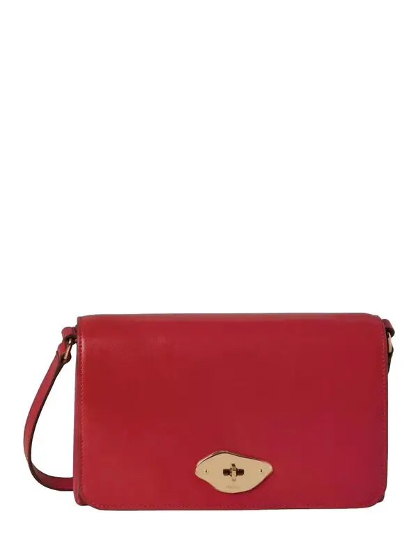 Mulberry Leather Wallet-on-strap Bag - Scarlet Red