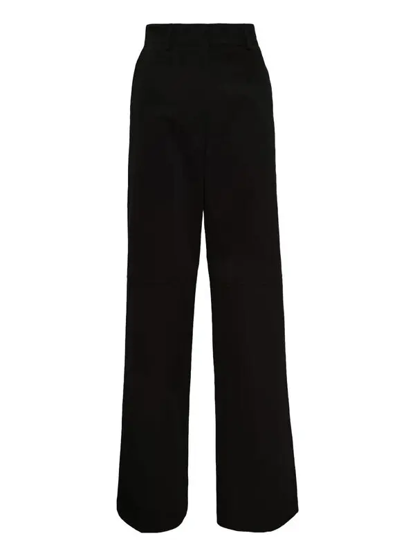 MSGM Logo-detail Trousers - Black