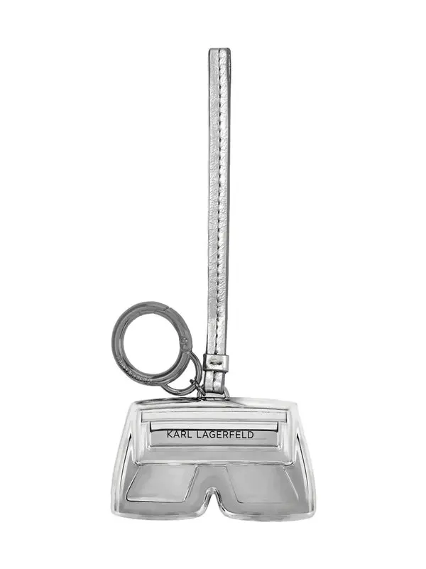 Karl Lagerfeld Ikon K Clutch Charm - Silver