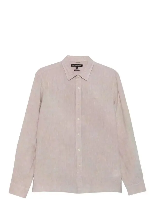 Michael Kors Logo-embroidered Shirt - Neutrals