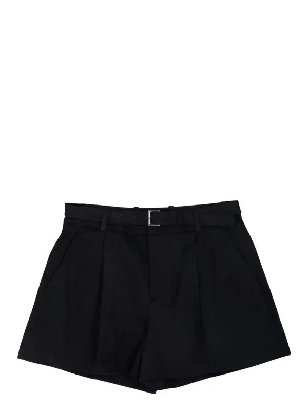 FRAME Soho Pleated Shorts - Blue