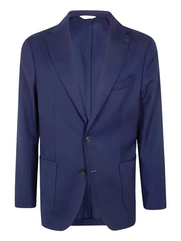 Boglioli Single-breasted Blazer - Blue