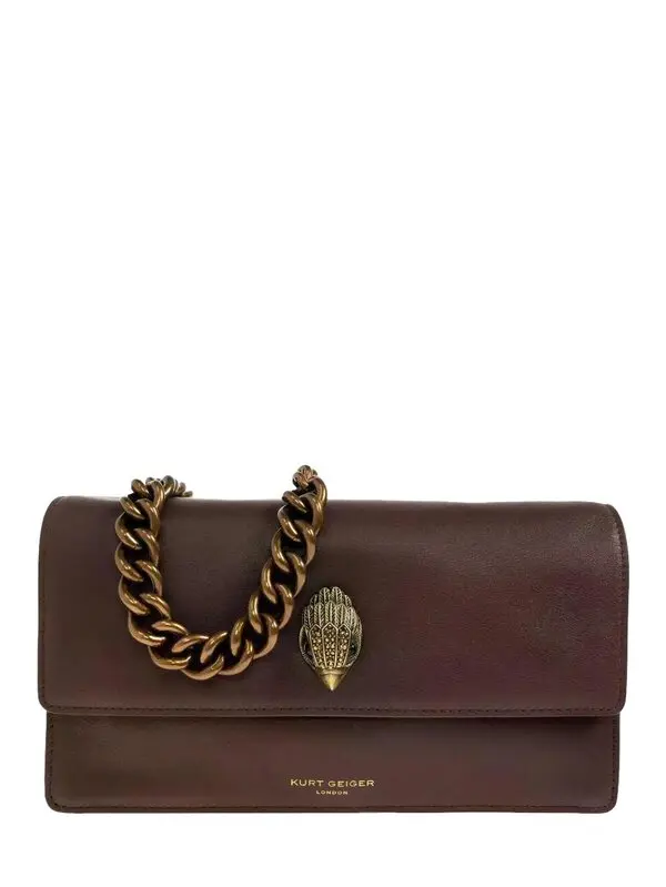 Kurt Geiger Sloane Eagle-head Tote - Brown