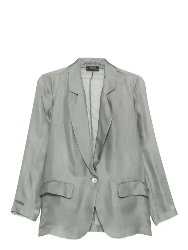 Peserico Textured Blazer - Green