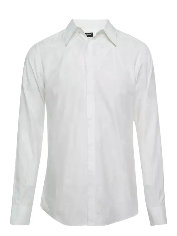 Dolce & Gabbana Martini Cotton Shirt - White