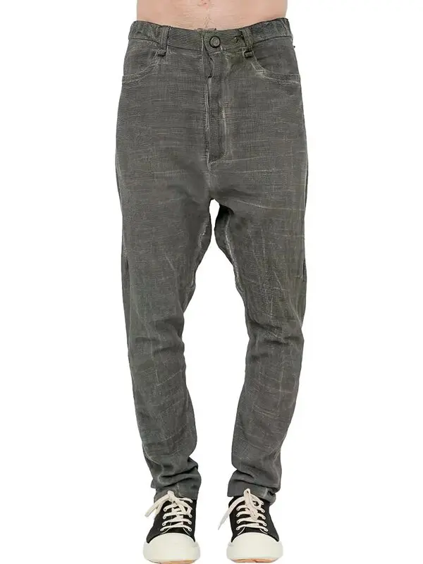 ISAAC SELLAM EXPERIENCE Faded-effect Trousers - Grey