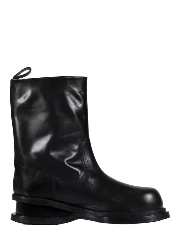 EGONLAB Leather Boots - Black
