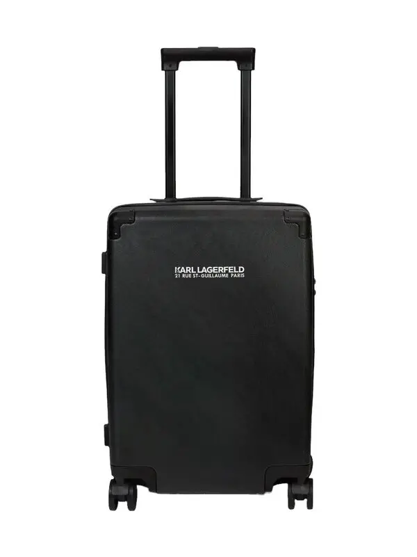 Karl Lagerfeld Rue St-guillaume Cabin Suitcase - Black