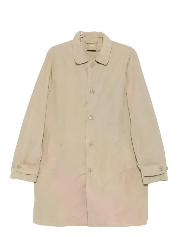 Aspesi Water-repellent Button-up Coat - Neutrals