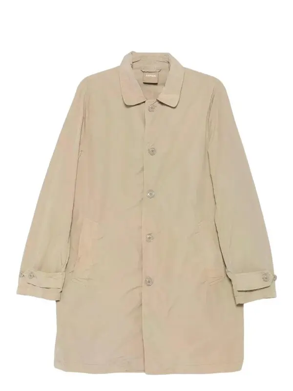 Aspesi Water-repellent Button-up Coat - Neutrals