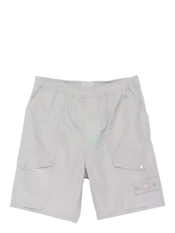Stone Island Logo-patch Cargo Shorts - Grey