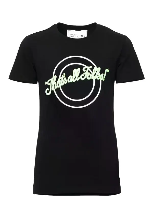 Iceberg Crew Neck T-shirt - Black