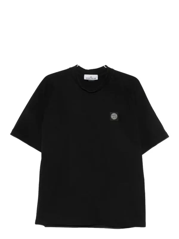 Stone Island Compass-patch T-shirt - Black