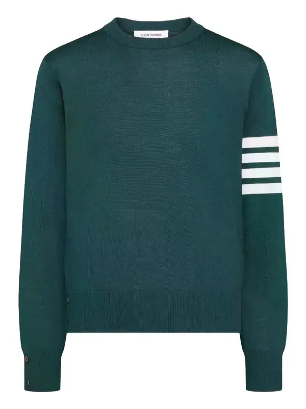 Thom Browne 4-bar Sweater - Green