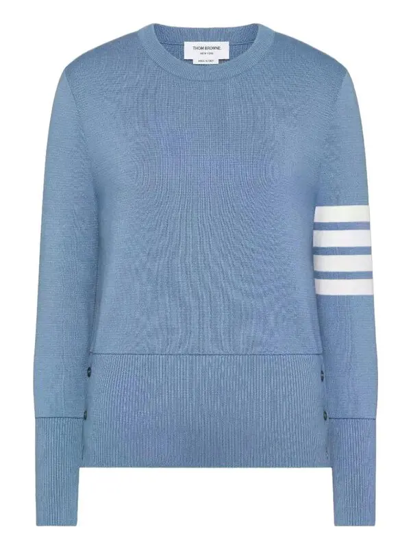 Thom Browne 4-bar Milano Sweater - Blue