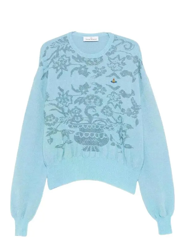 VIVIENNE WESTWOOD Jules Long-sleeves Sweater - Blue