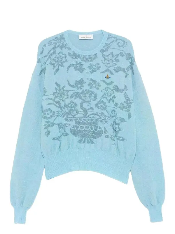 VIVIENNE WESTWOOD Jules Long-sleeves Sweater - Blue