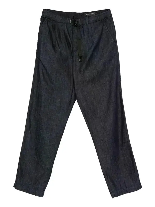 WHITE SAND Buckle-fastening Trousers - Blue