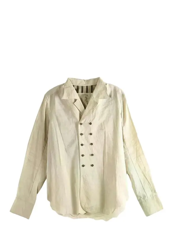ZIGGY CHEN Double-breasted Shirt - Neutrals