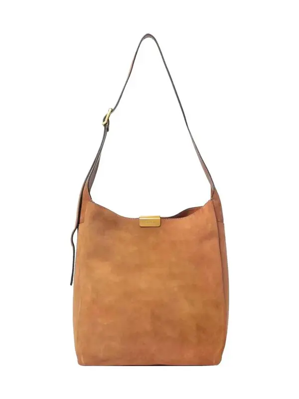 GIANNI CHIARINI Jo Suede Shoulder Bag - Brown