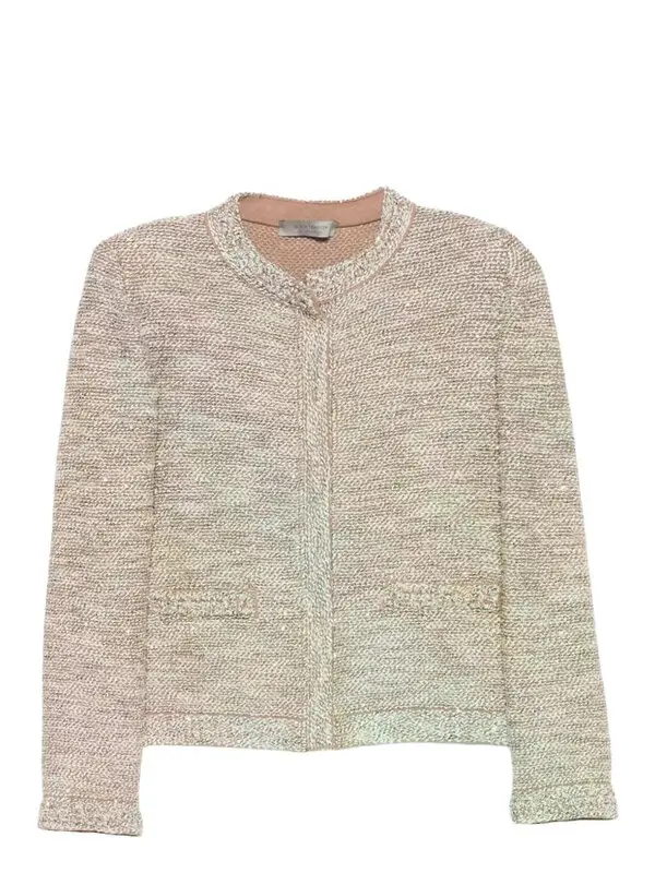 D.exterior Sequin-embellished Tweed-effect Jacket - Neutrals