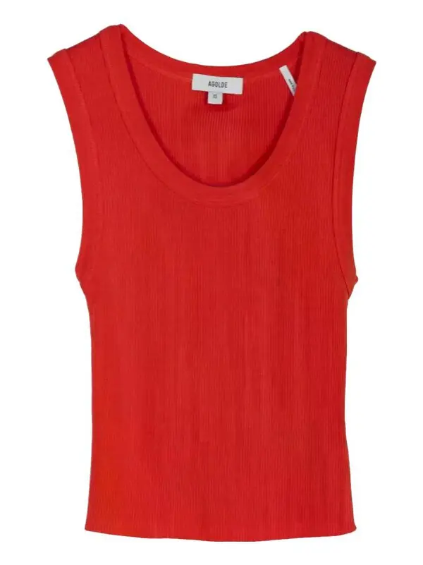 AGOLDE Poppy Tank Top - Red
