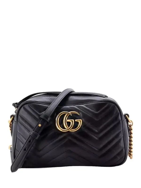 Gucci Gg Marmont Small Shoulder Bag - Black