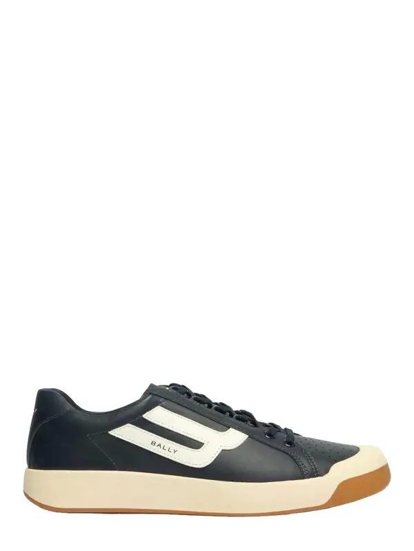Bally Competition Leather Sneakers - Blue